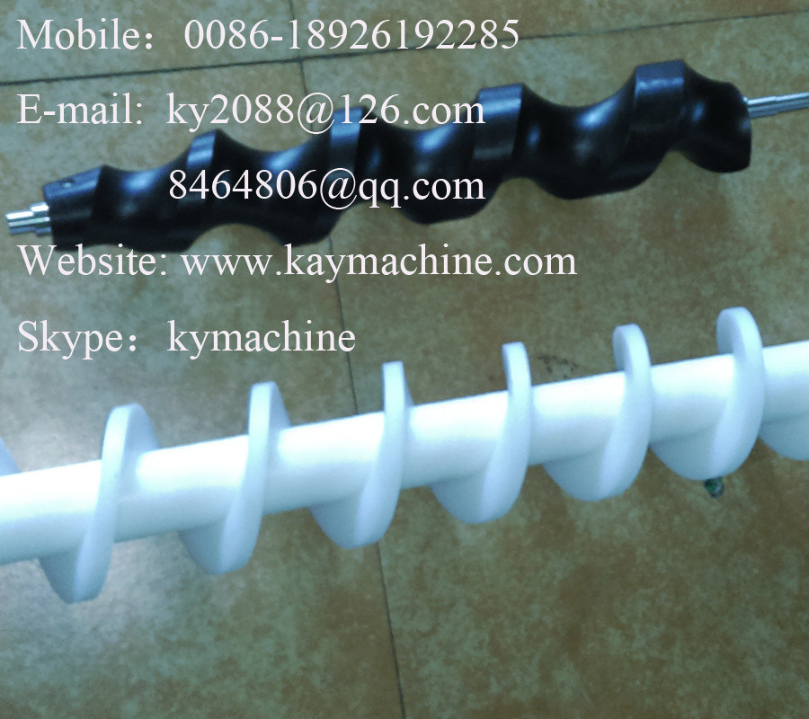 Feed screw drive systems Infeed scroll system Plastic change parts ...