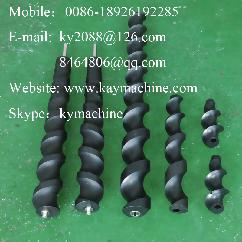 Plastic feedscrews Infeed Worms Feed Scrolls Feed worms Bottles star ...